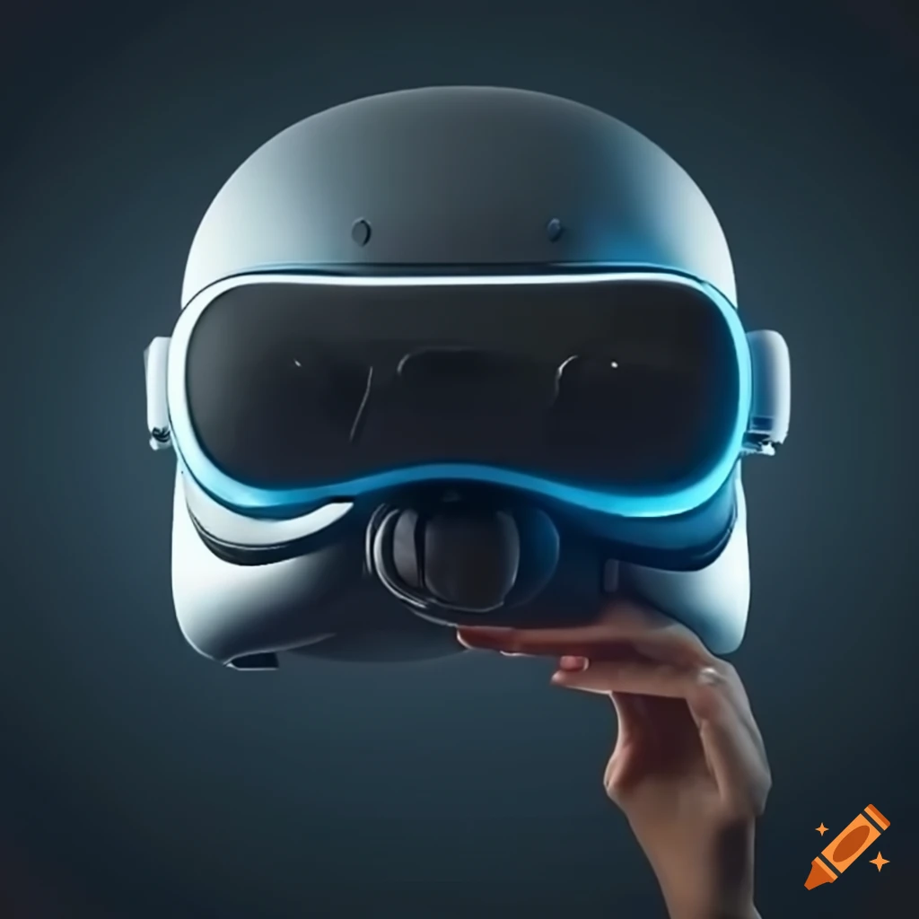 Vr headset designed as a helmet on Craiyon