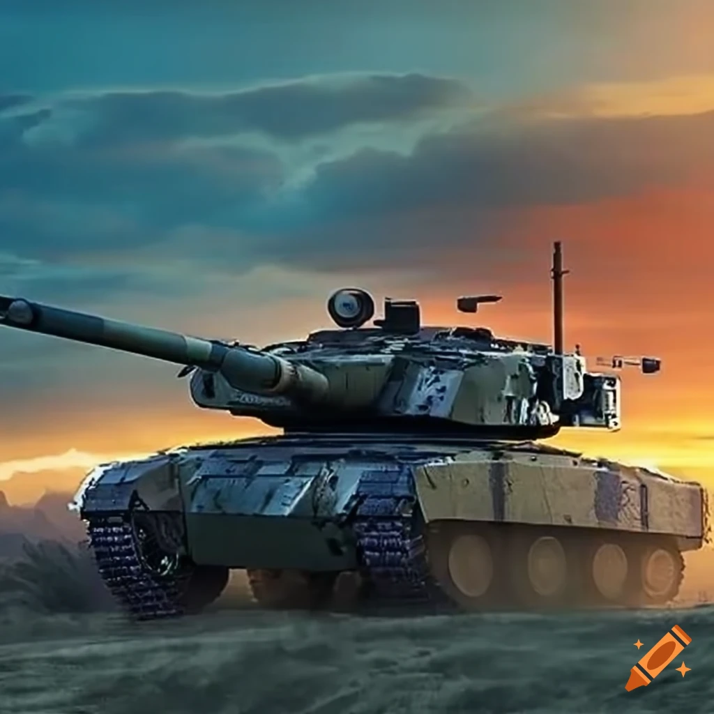 Challenger 2 tank on Craiyon