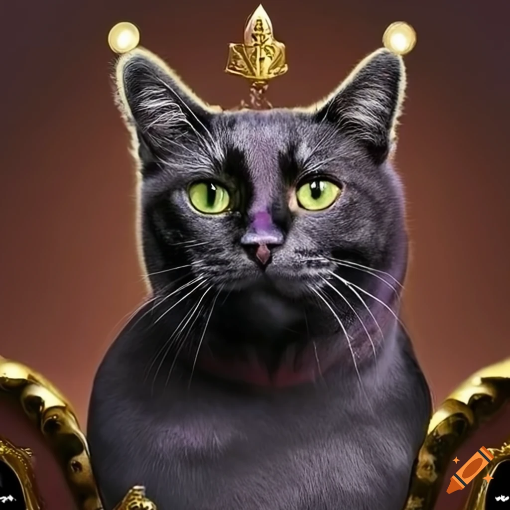 Black queen kitty on Craiyon