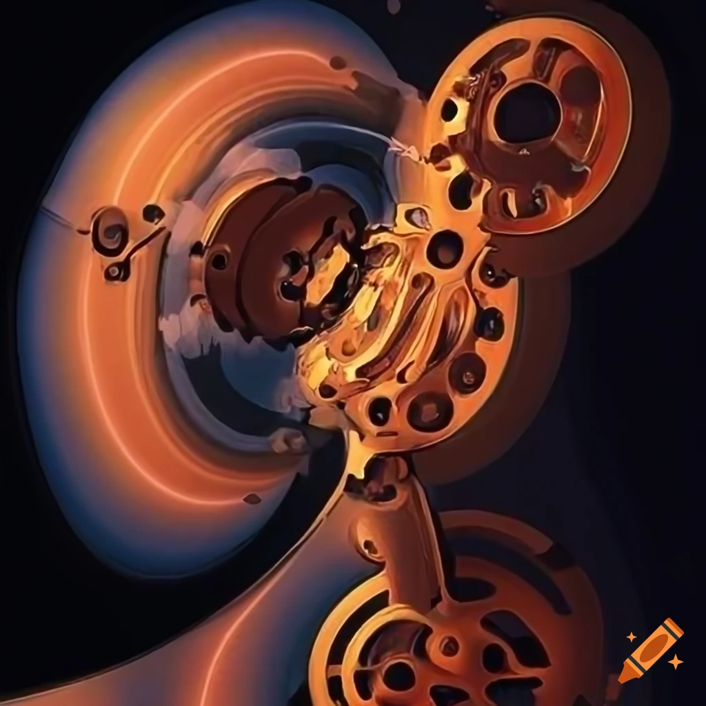 X-ray image of C3PO in a highly detailed and realistic abstract setting ...