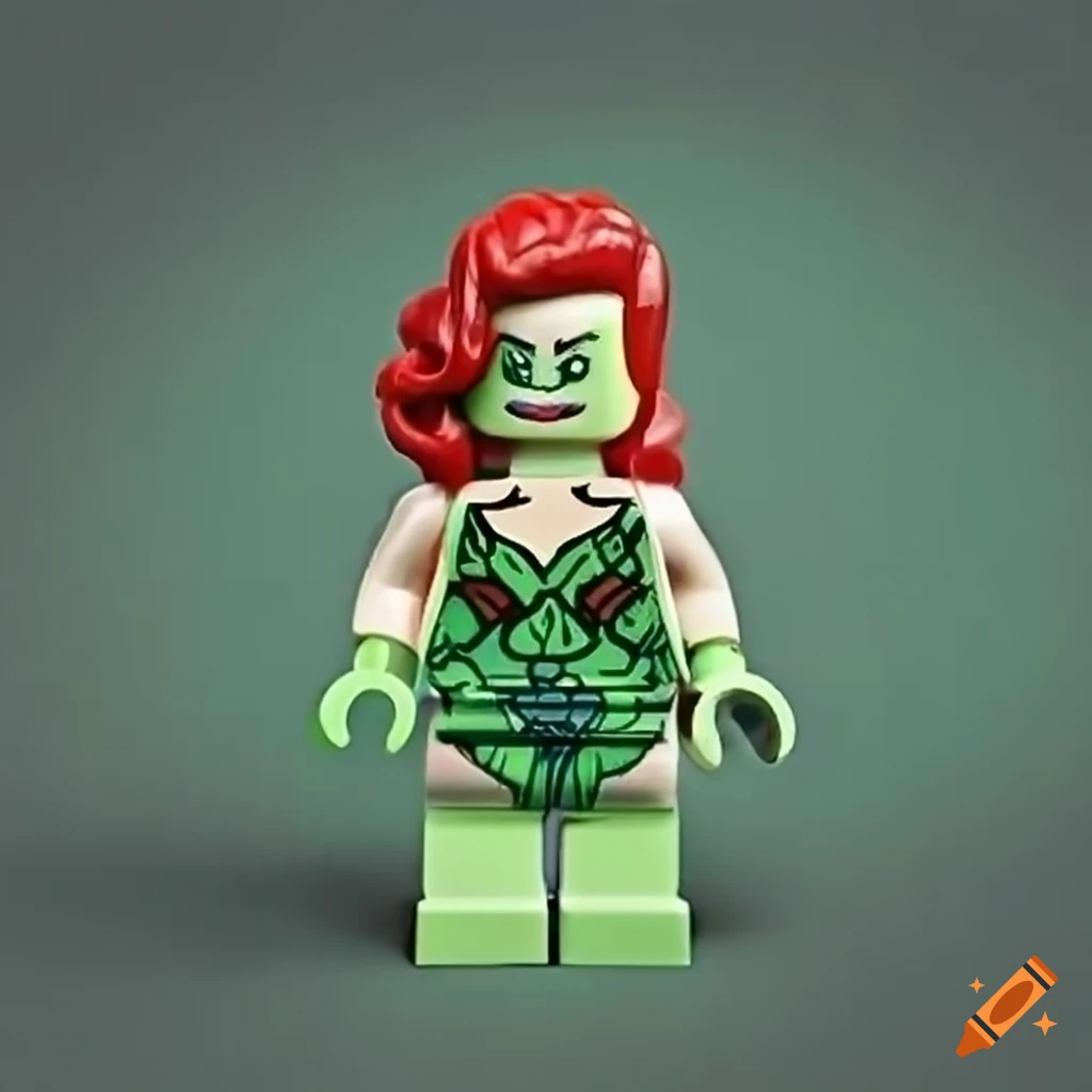 Lego Dc Batman Poison Ivy Minifigure On Craiyon