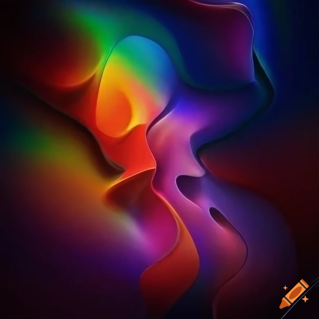 Abstract photography showcasing light gradients and forms on Craiyon