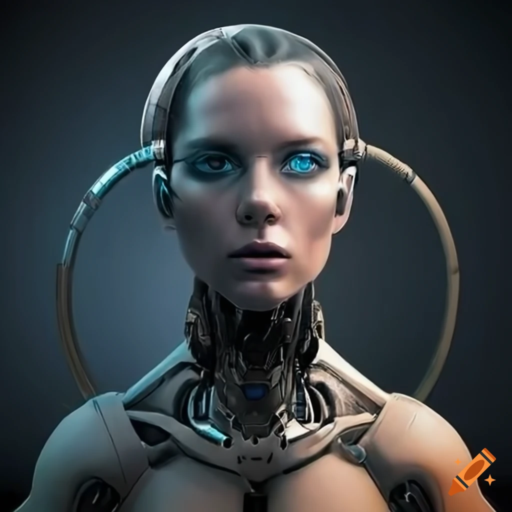 Cyborg futuristic concept on Craiyon