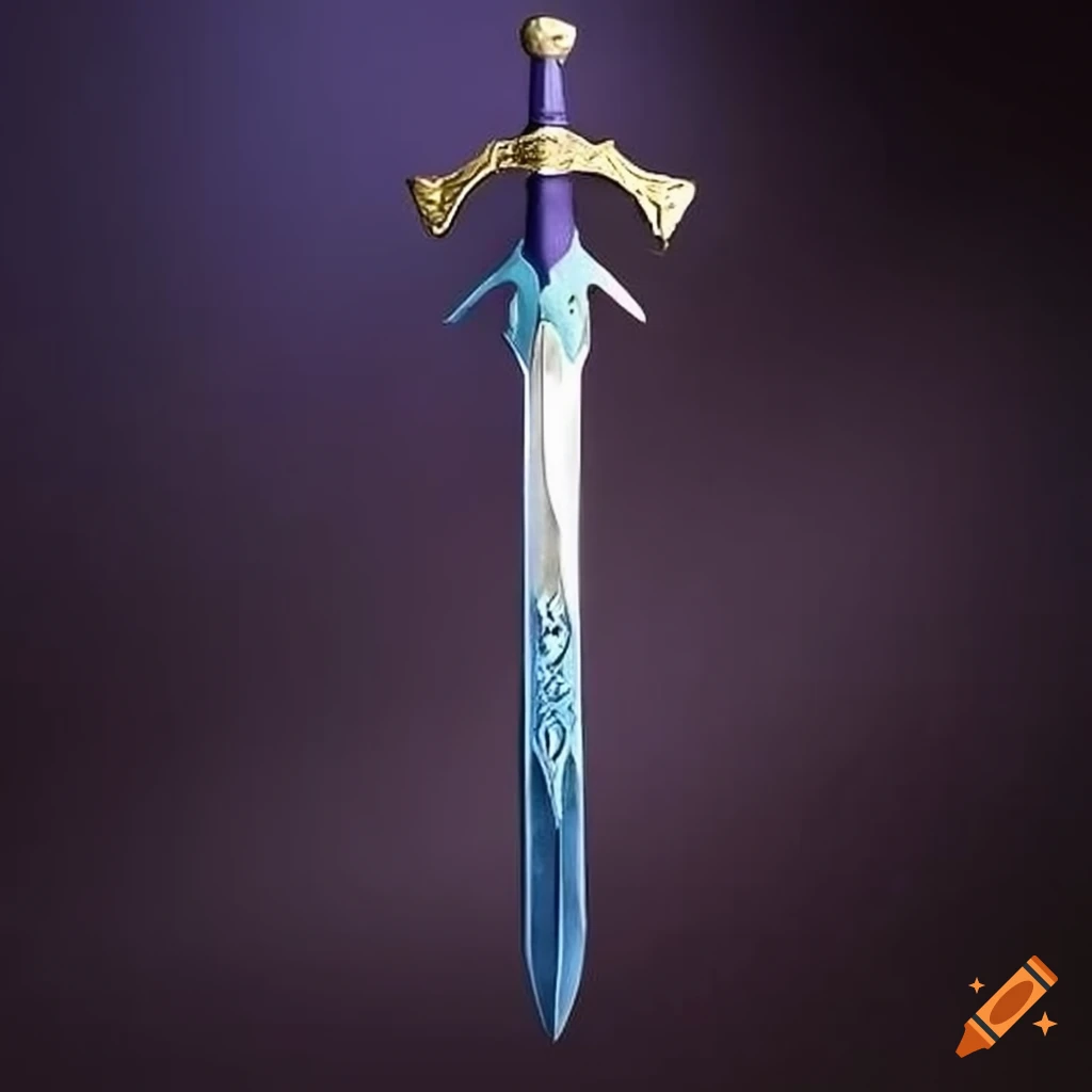 Straight perfect master sword on Craiyon