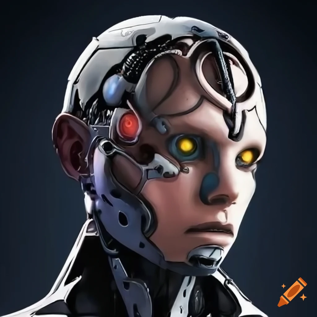 Cyborg concept design on Craiyon