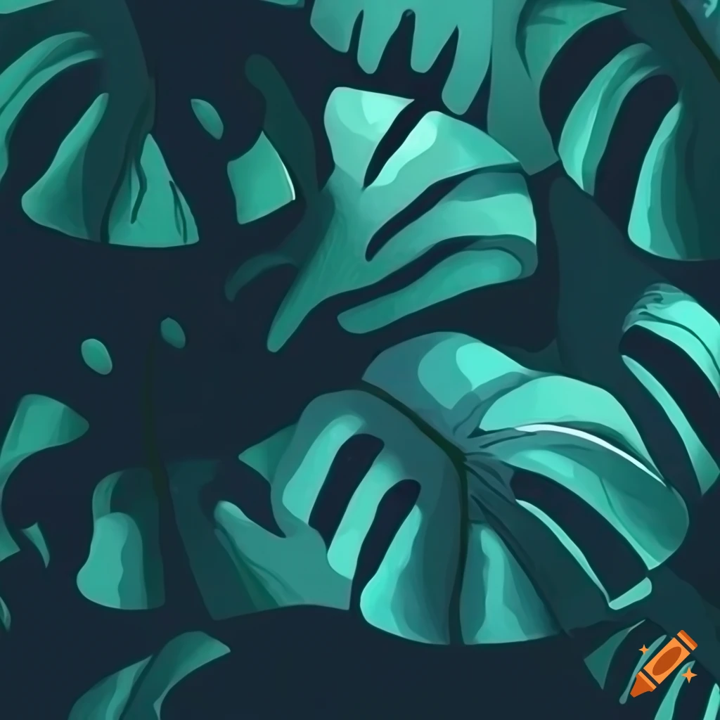 Monstera plants in low light wallpaper for 1680x1050 PC on Craiyon