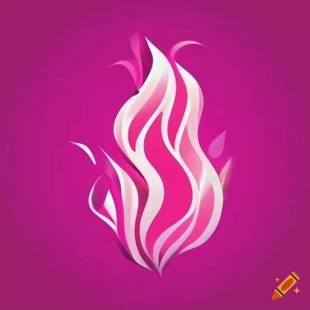 Pink women on fire logo on Craiyon