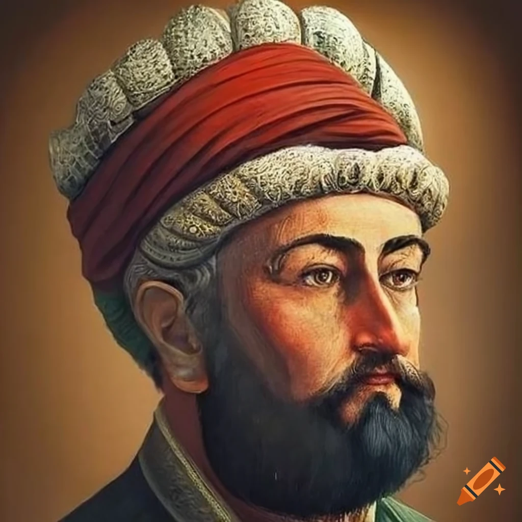 Portrait of mehmed the conqueror on Craiyon