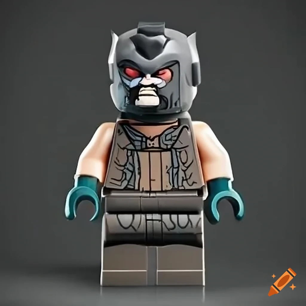 Lego DC Batman Bane minifigure on Craiyon