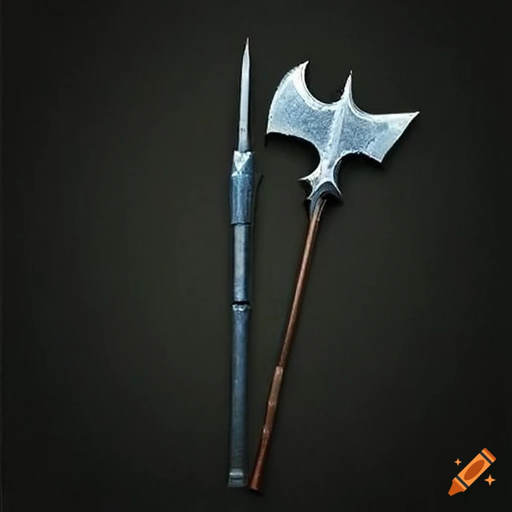 Perfect master halberd on Craiyon