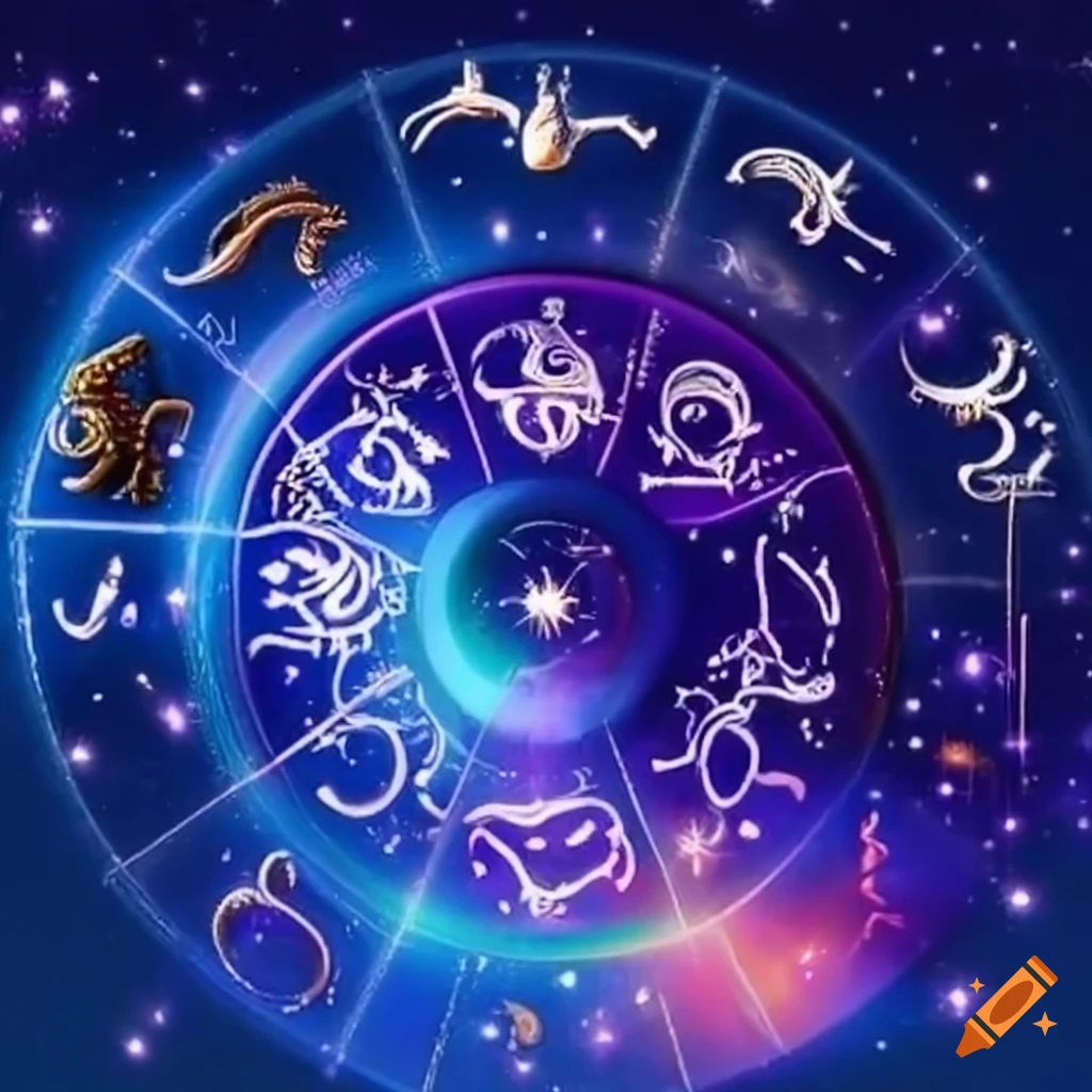 Astrology luck collaboration marketing astrological forecast on Craiyon