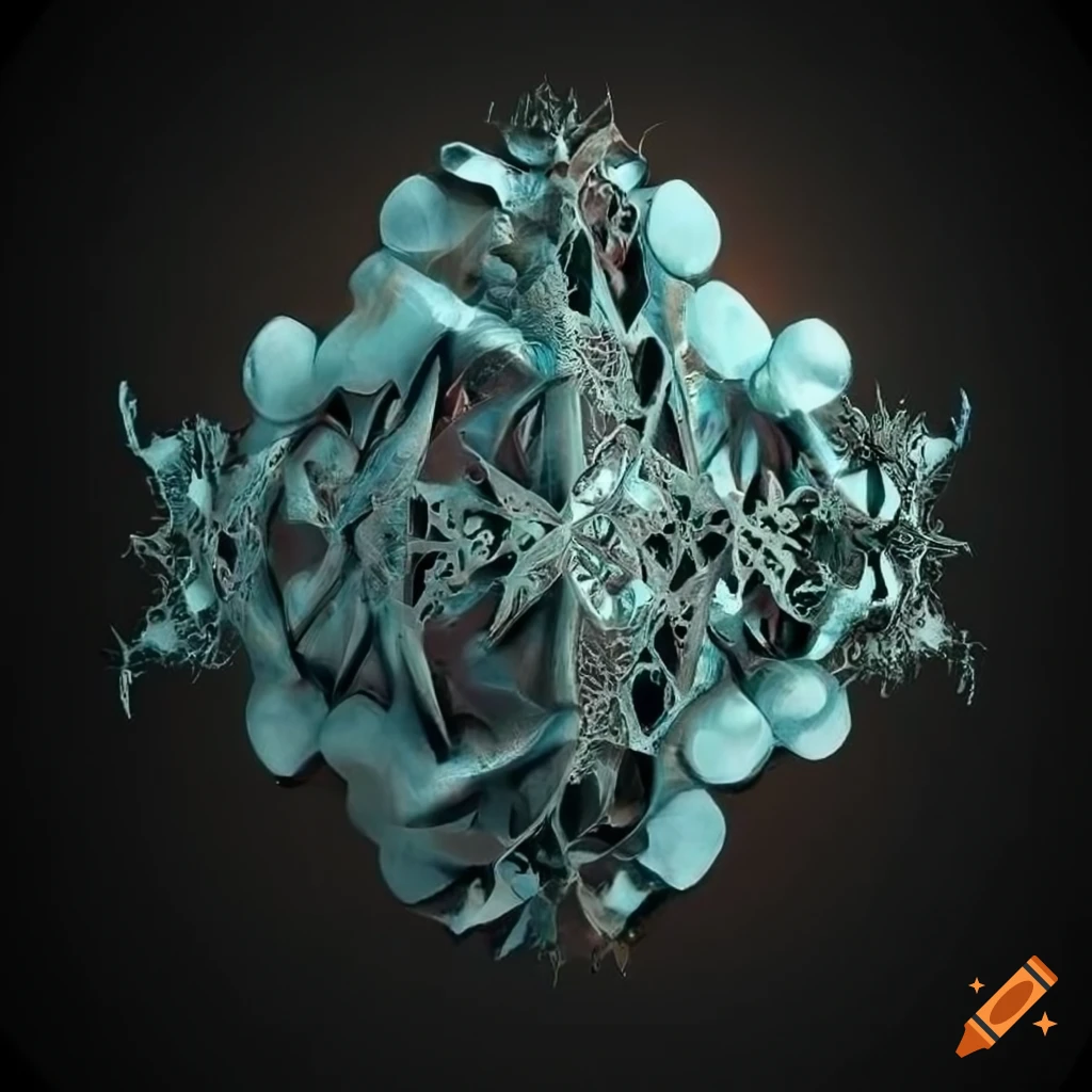 Abstract artwork combining multiple styles and elements on Craiyon