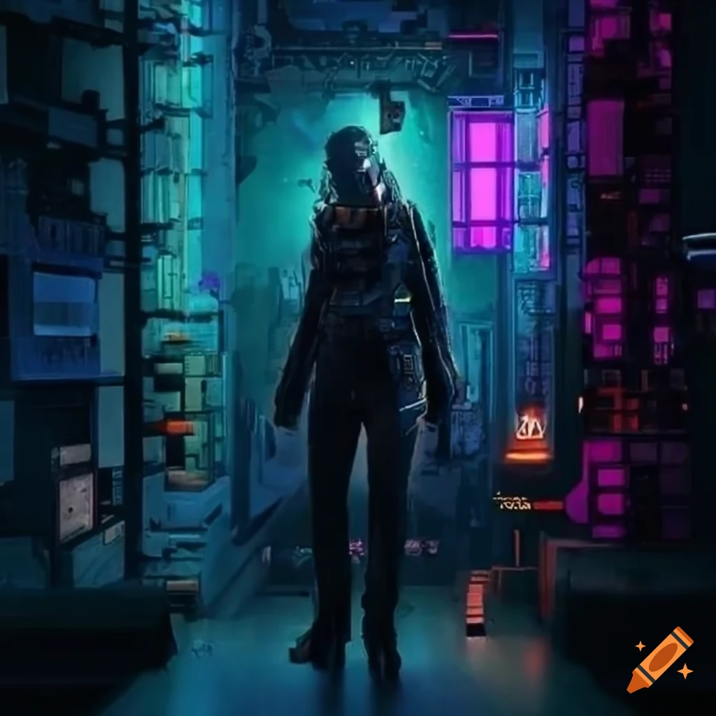 Cyberpunk vault on Craiyon