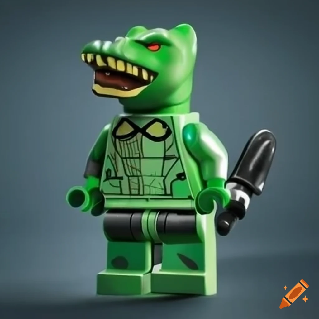 Lego dc batman killer croc minifigure on Craiyon