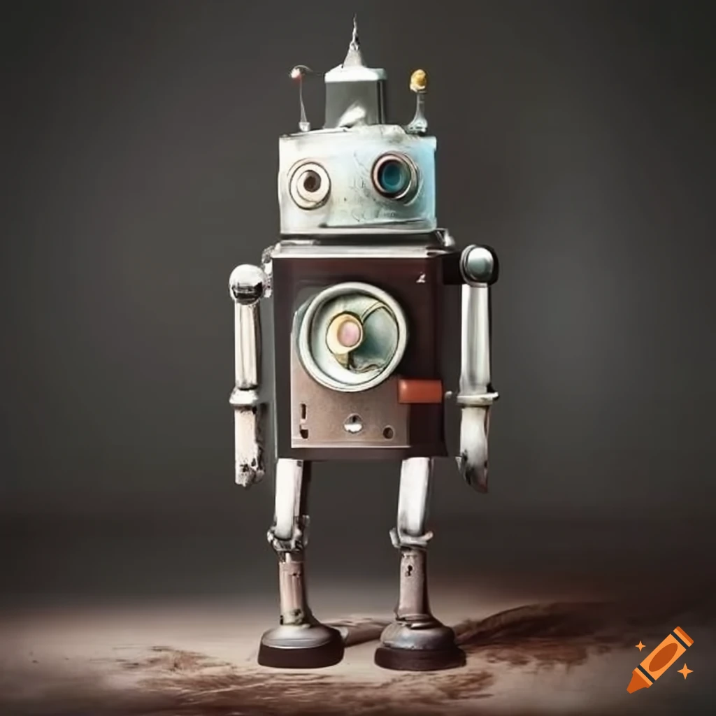 Russian robot from the 1920's on Craiyon