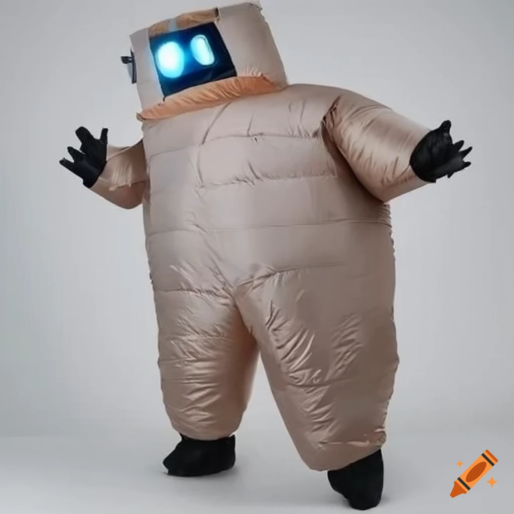 Robot in goodfellas inflatable costume on Craiyon