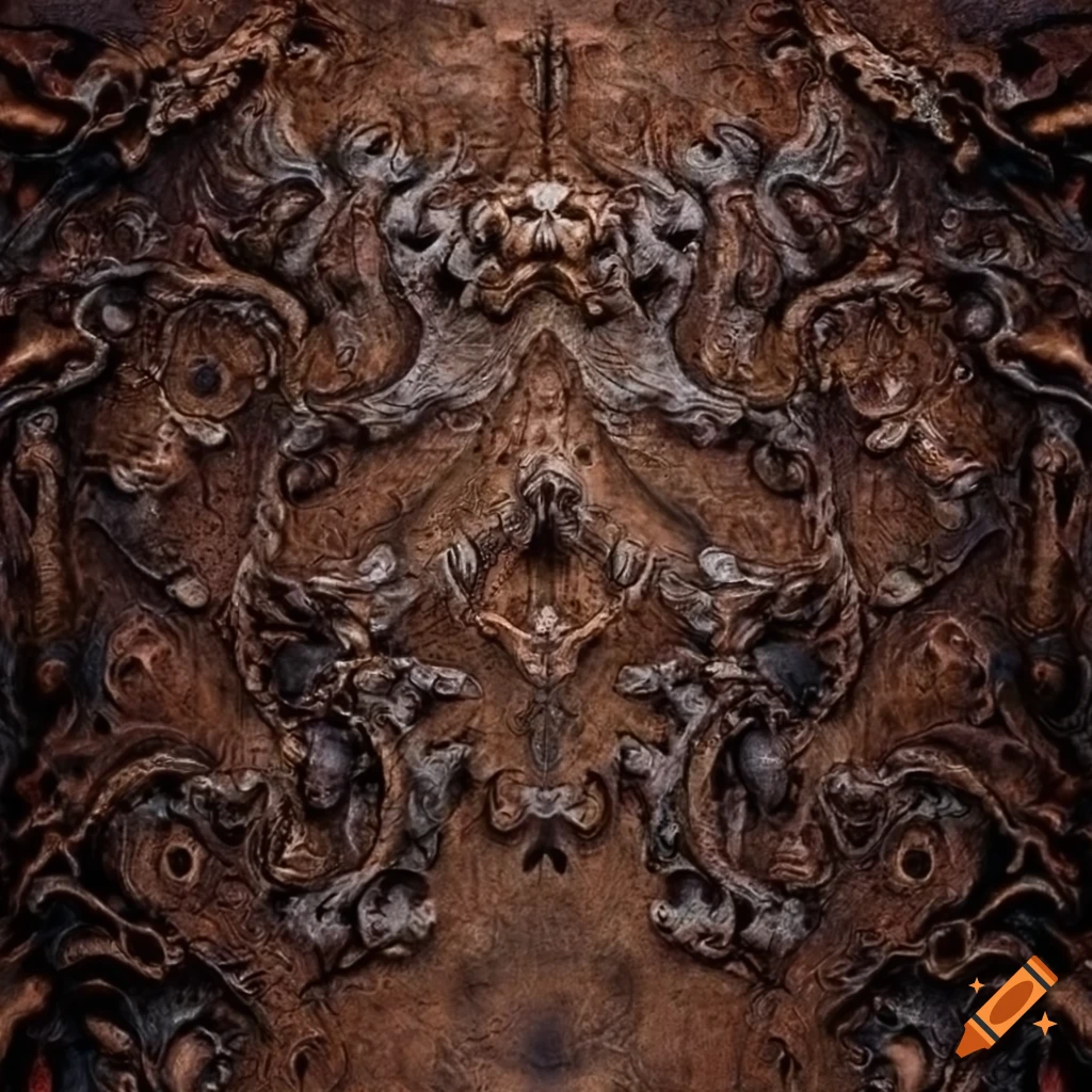 Medieval fantasy seamless metal texture on Craiyon