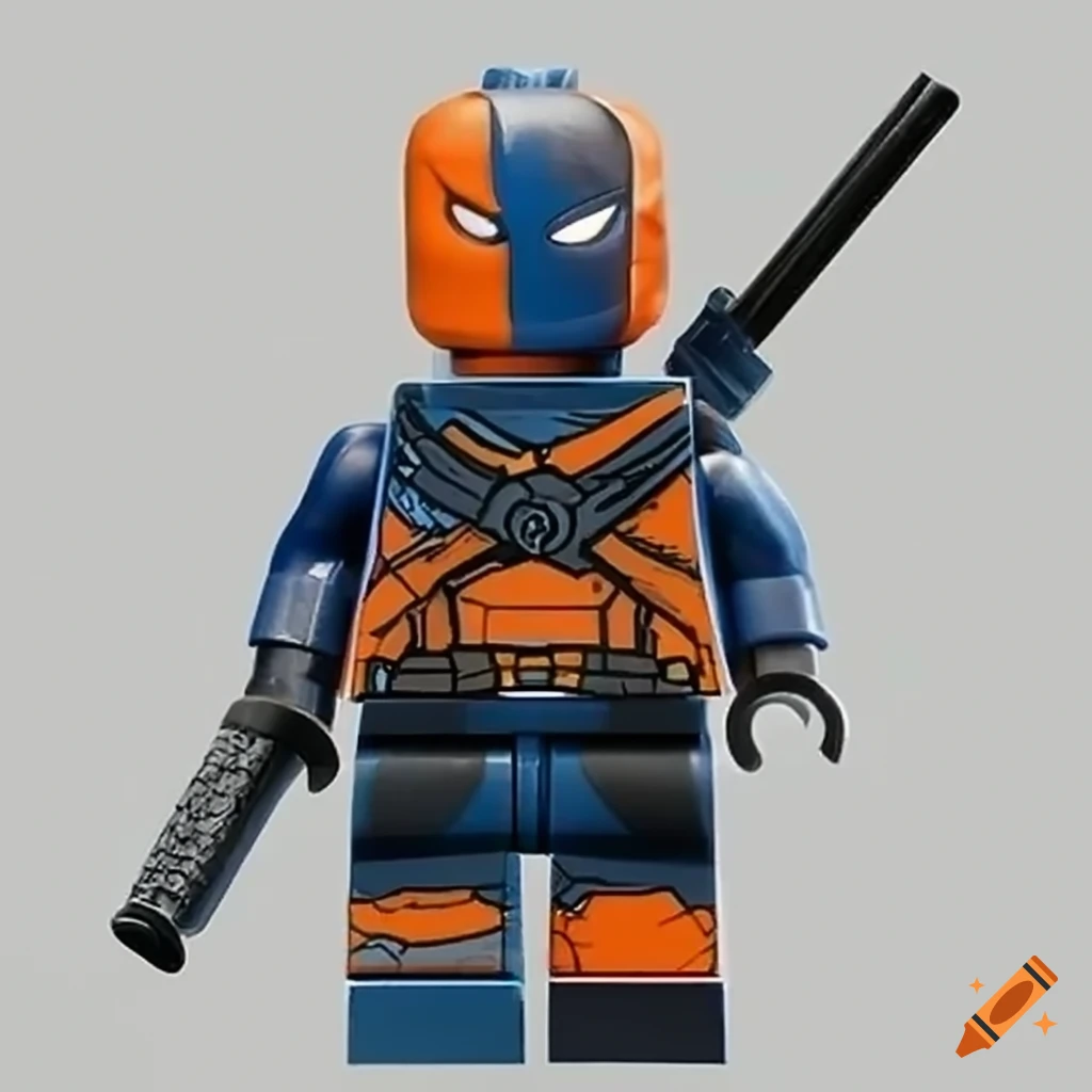 Lego dc batman deathstroke minifigure on Craiyon