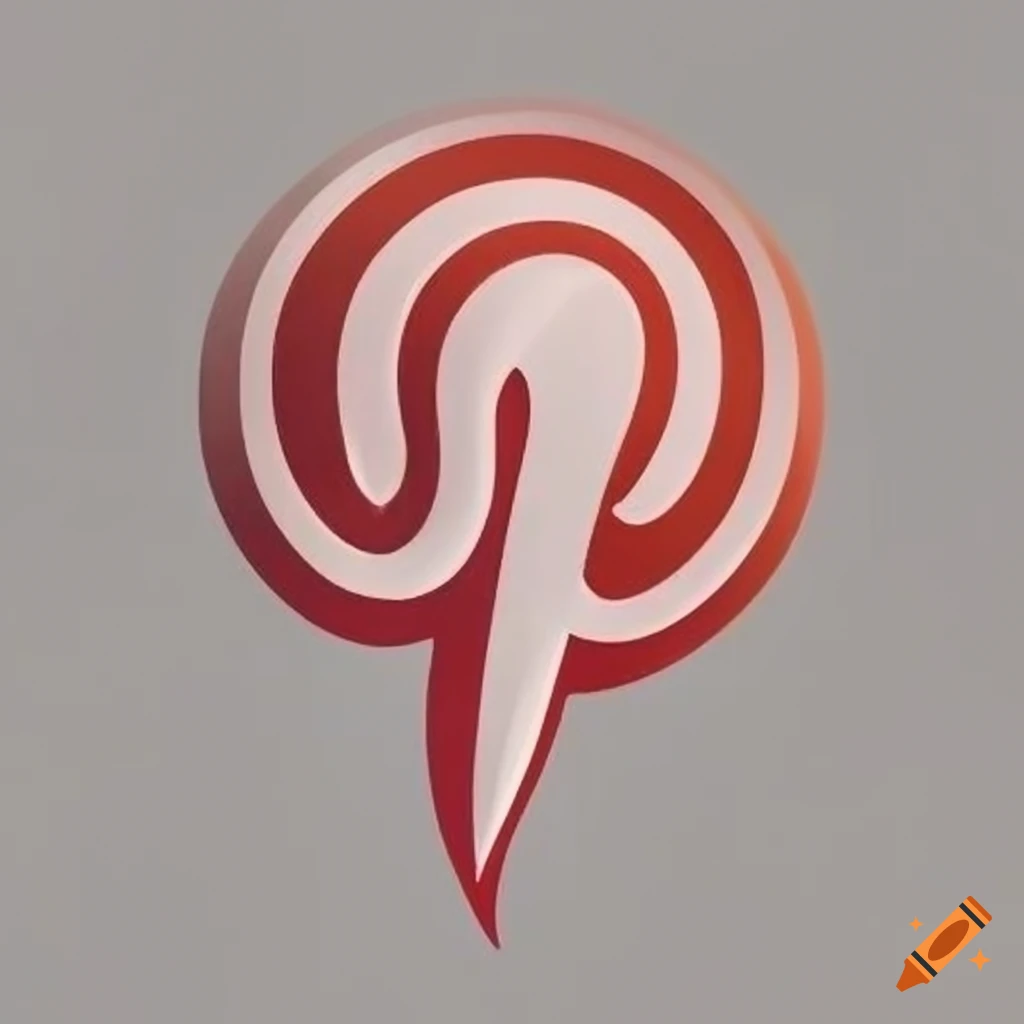 Alternative logo design for pinterest on Craiyon