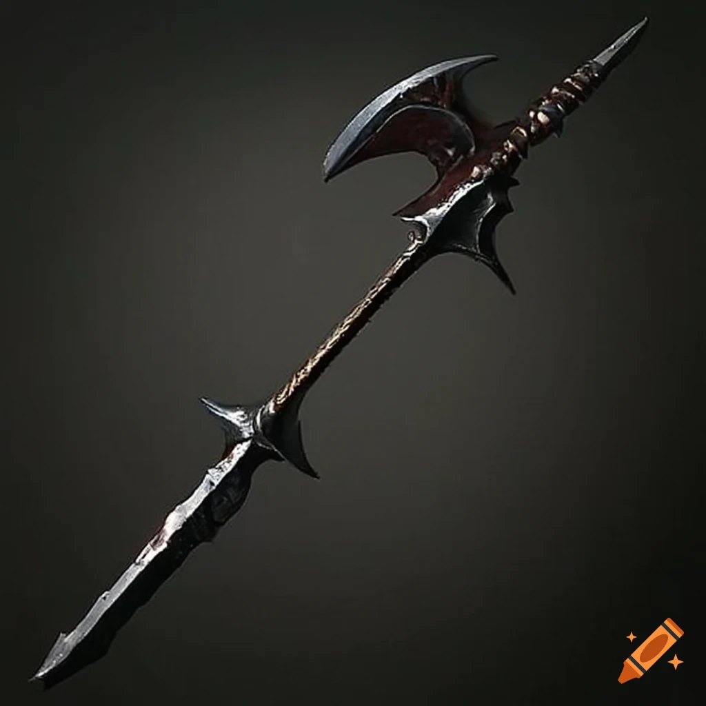 Perfect master halberd on Craiyon