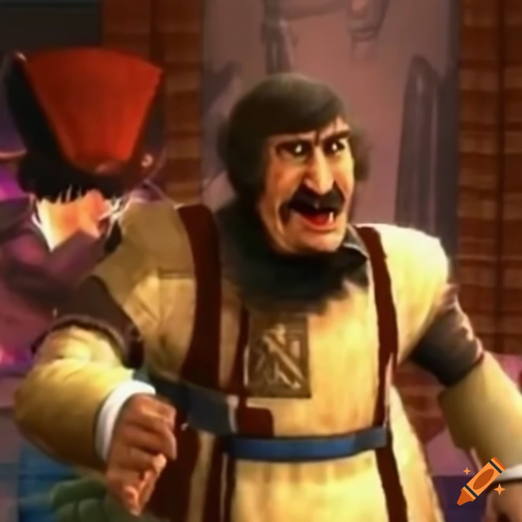 Monty python themed super smash bros mashup on Craiyon