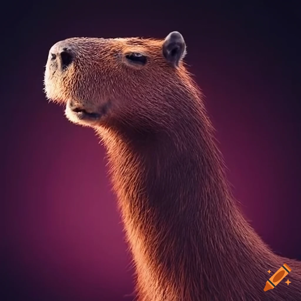 Buff capybara on Craiyon