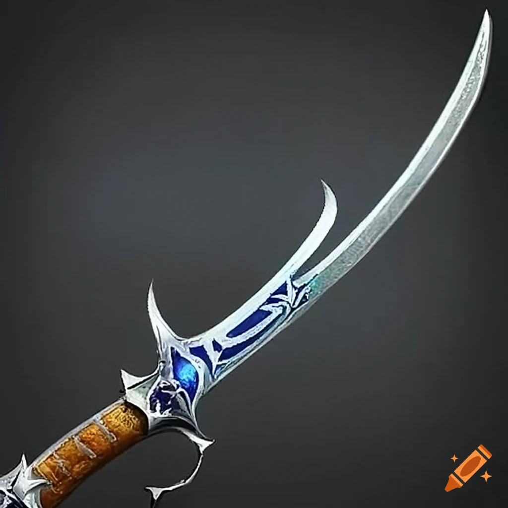 Mythic fantasy master scimitar on Craiyon