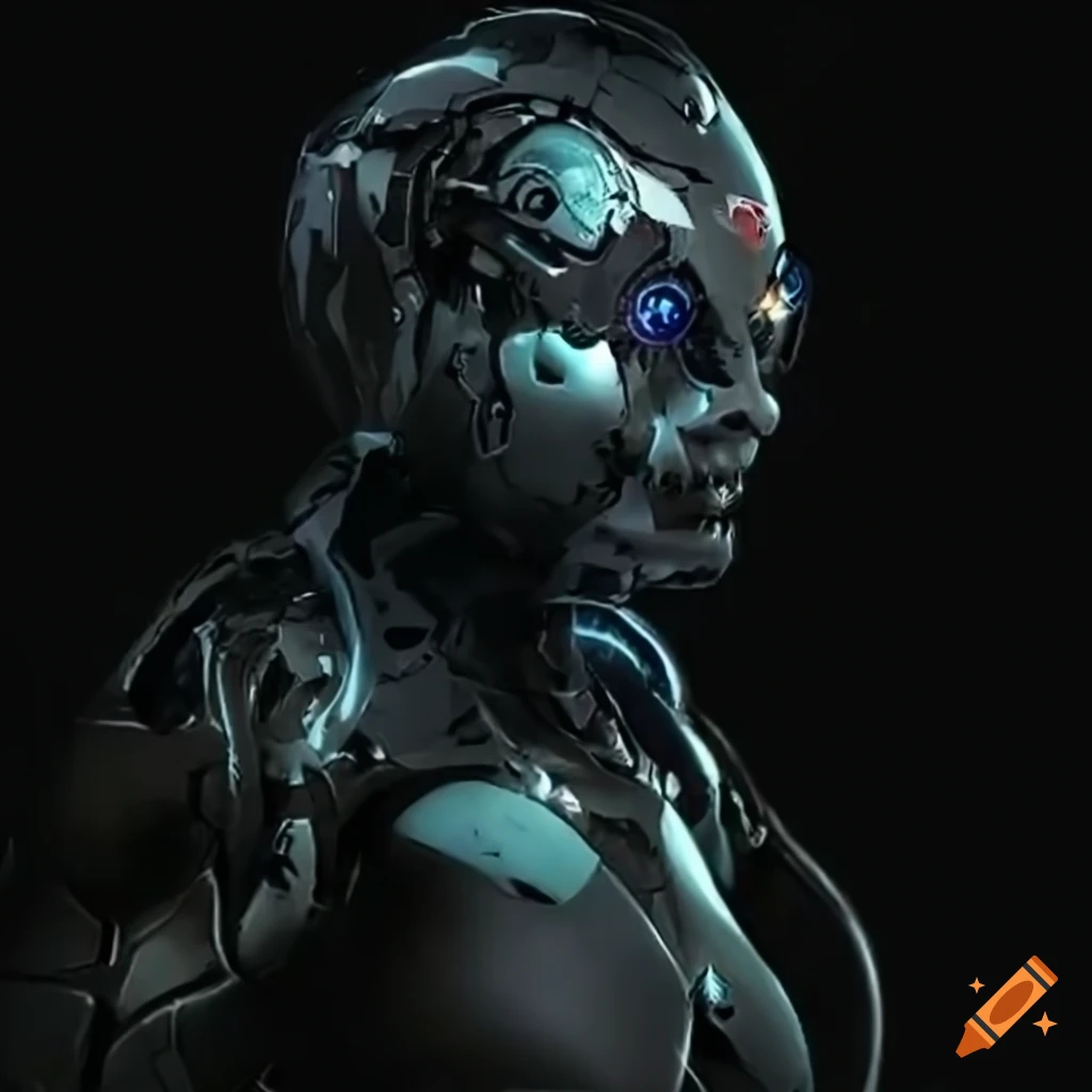 Cyborg futuristic concept on Craiyon