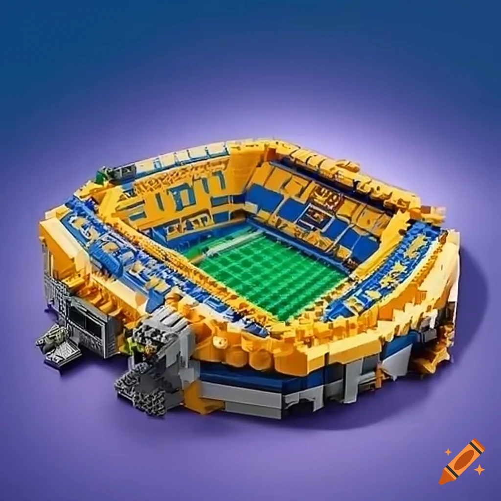 LEGO set depicting Tigres UANL's stadium on Craiyon