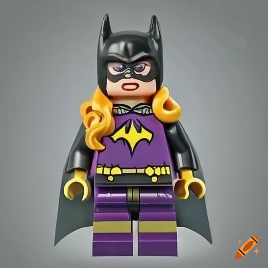 Lego dc batman batgirl minifigure on Craiyon