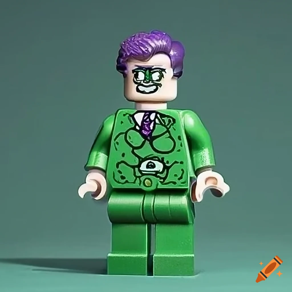 Lego dc batman riddler minifigure on Craiyon