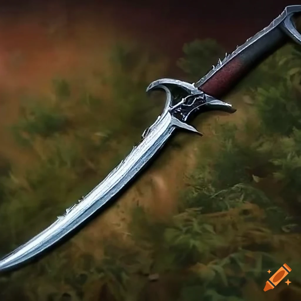 Mythic fantasy master scimitar on Craiyon