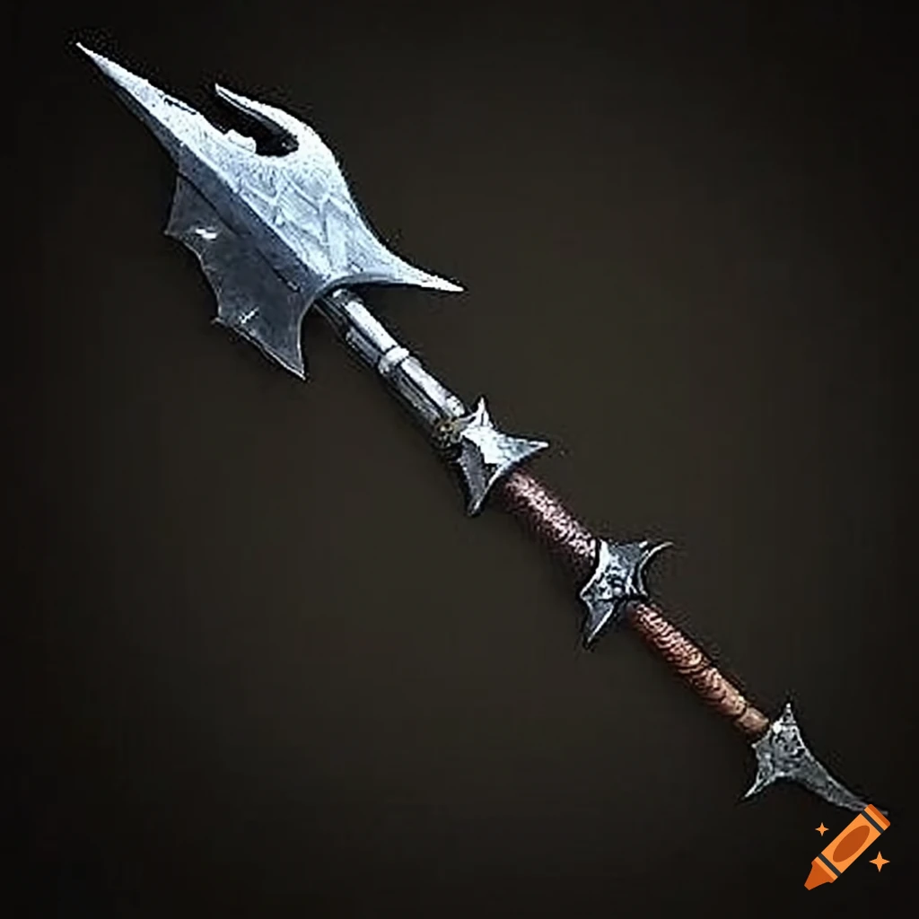 Perfect master halberd on Craiyon