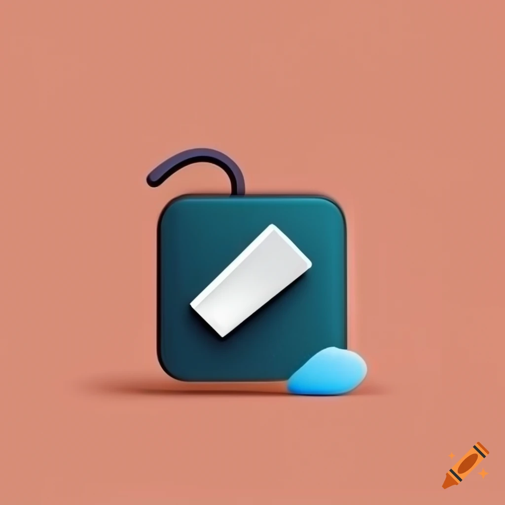 Minimalistic flashcards icon for desktop educational app on Craiyon