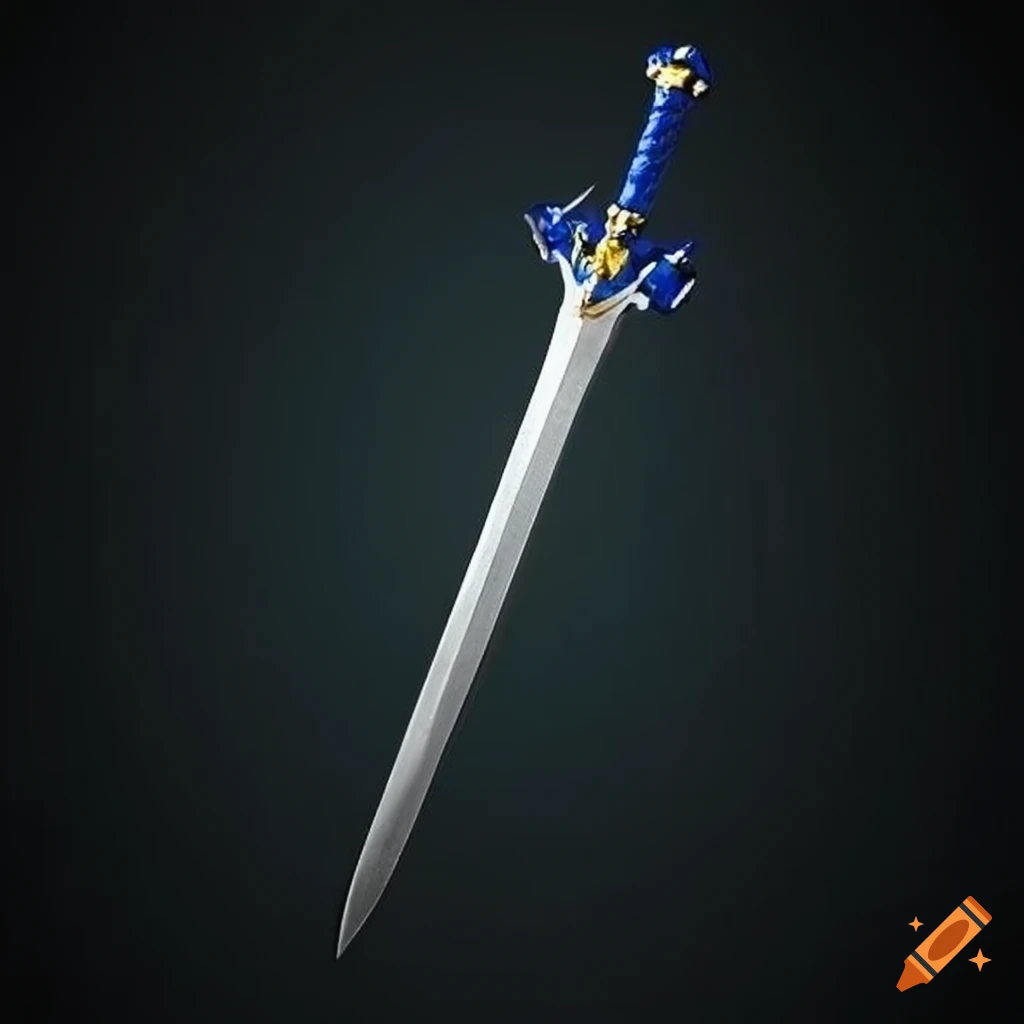 Perfect straight master sword on Craiyon