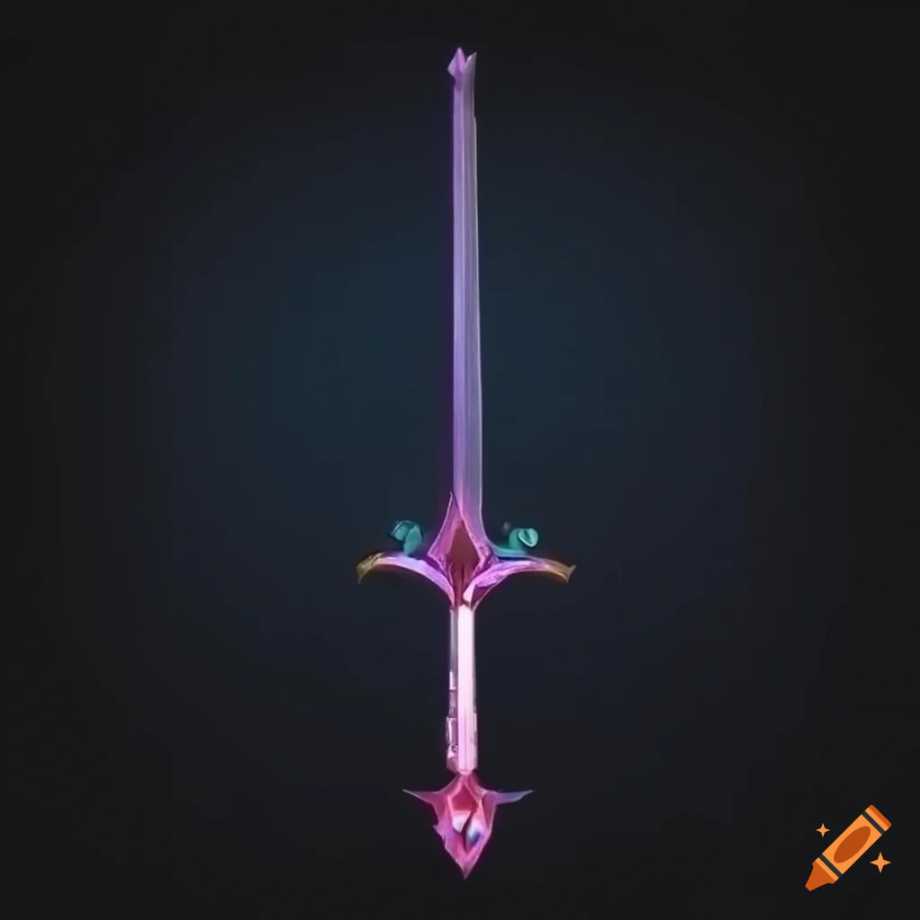 Epic magic longsword on Craiyon