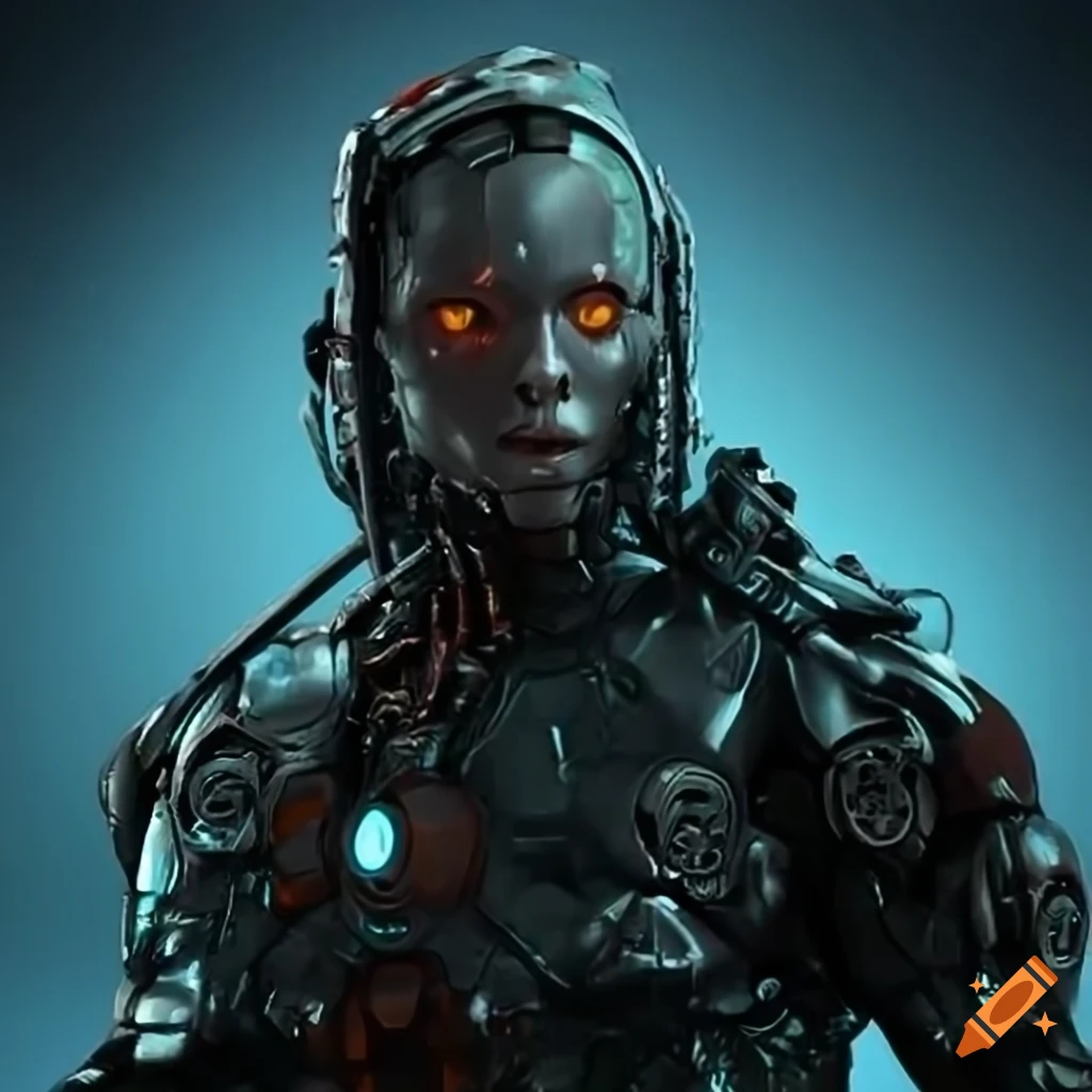 Cyborg futuristic concept on Craiyon