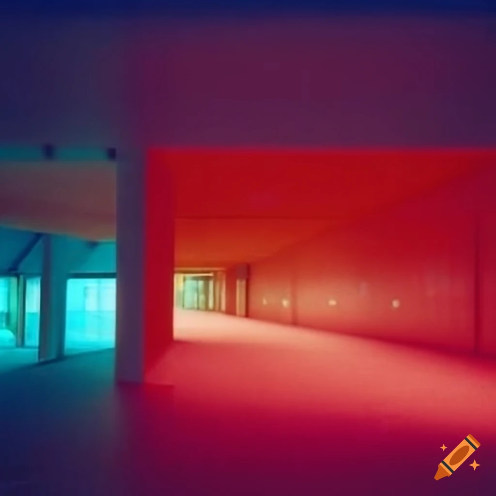 Colorful 90s slides with a liminal aesthetic on Craiyon