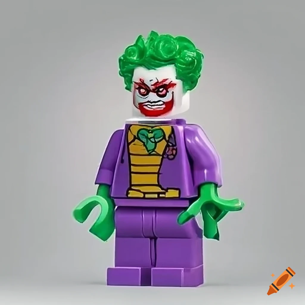 DC Lego Batman Joker Minifigure on Craiyon