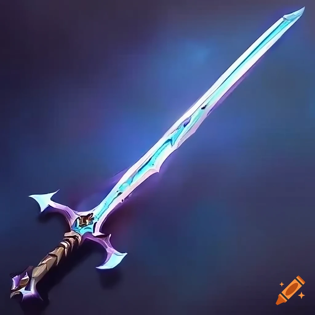 Epic magic longsword on Craiyon