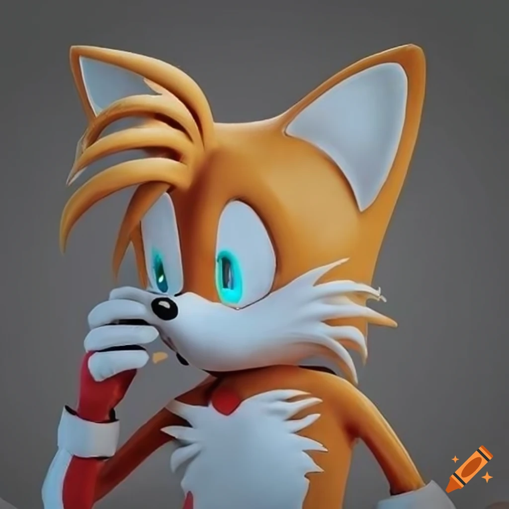 Tails mask on Craiyon