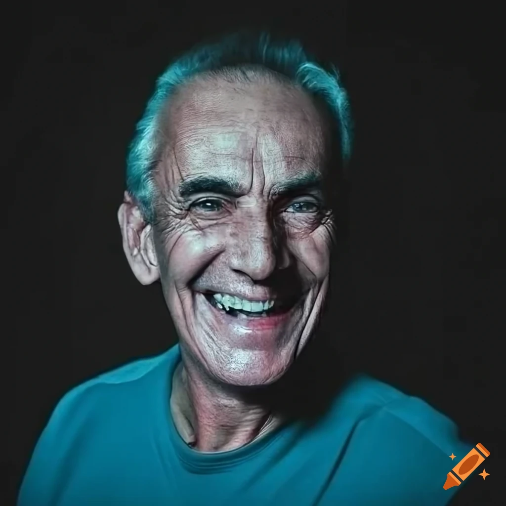 Smiling middle-aged man on Craiyon