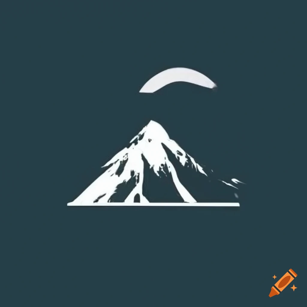 Black and white logo for adventure gear review blog with mountain and ...