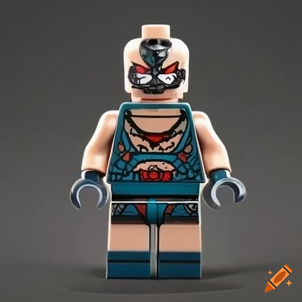 Lego dc batman bane minifigure on Craiyon