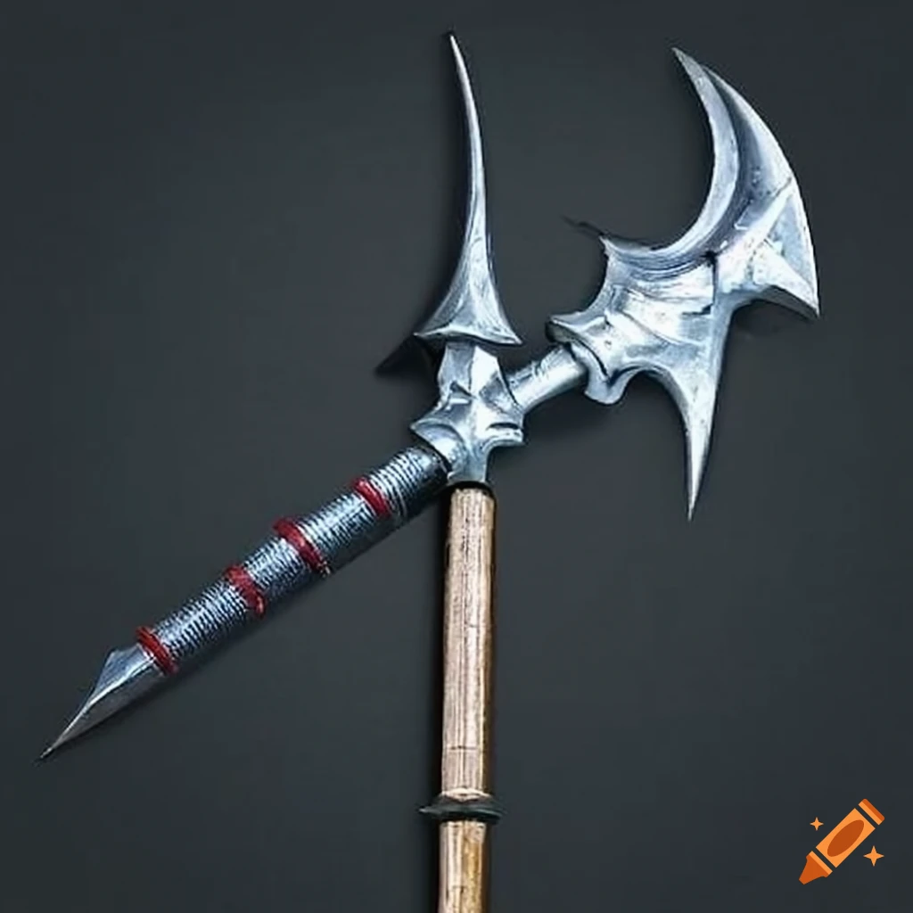 Perfect master halberd on Craiyon