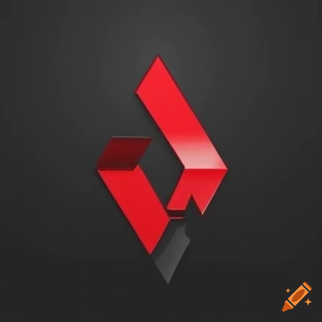 Red and black logo with letters DR42 on Craiyon