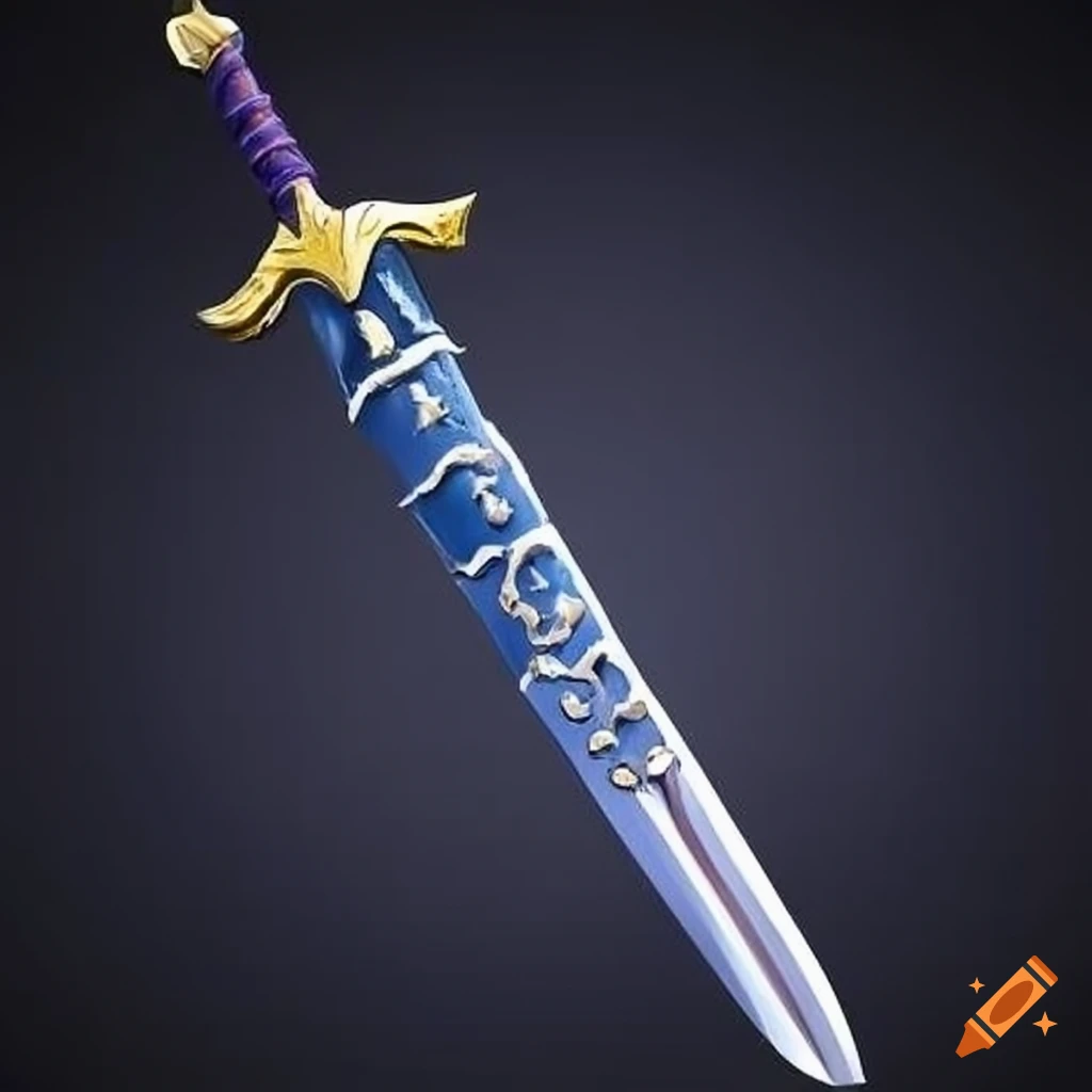 Straight perfect master sword on Craiyon