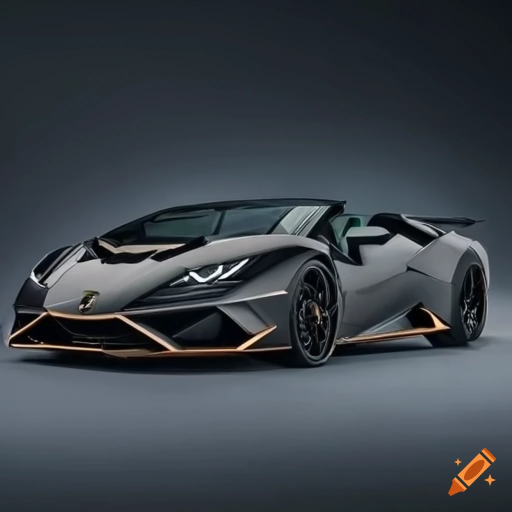 Lamborghini huracán sto spyder without windscreen on Craiyon