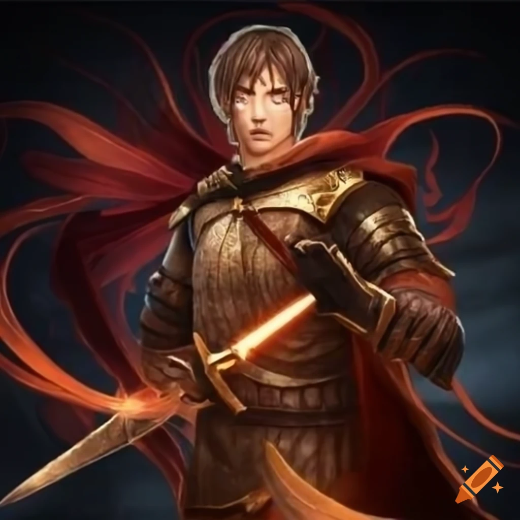 Level 8 hero Claudius with fire, sworddash, healing, and wallbuilding ...