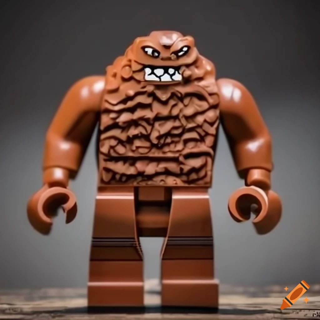Lego model of dc comics villain clayface on Craiyon